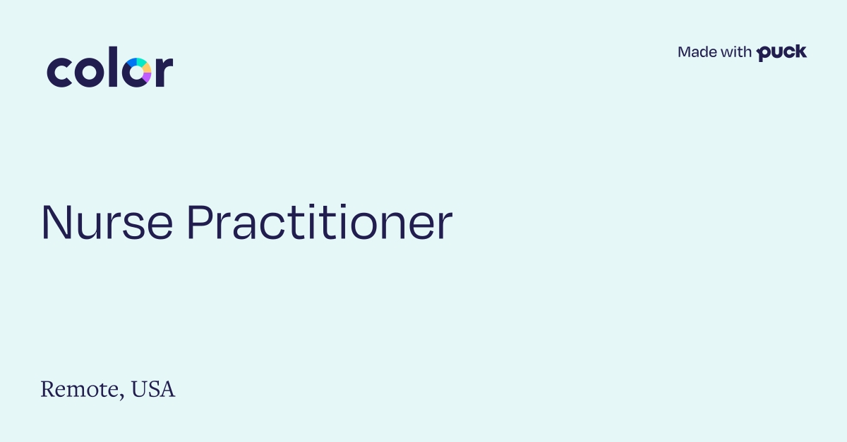 Color Nurse Practitioner