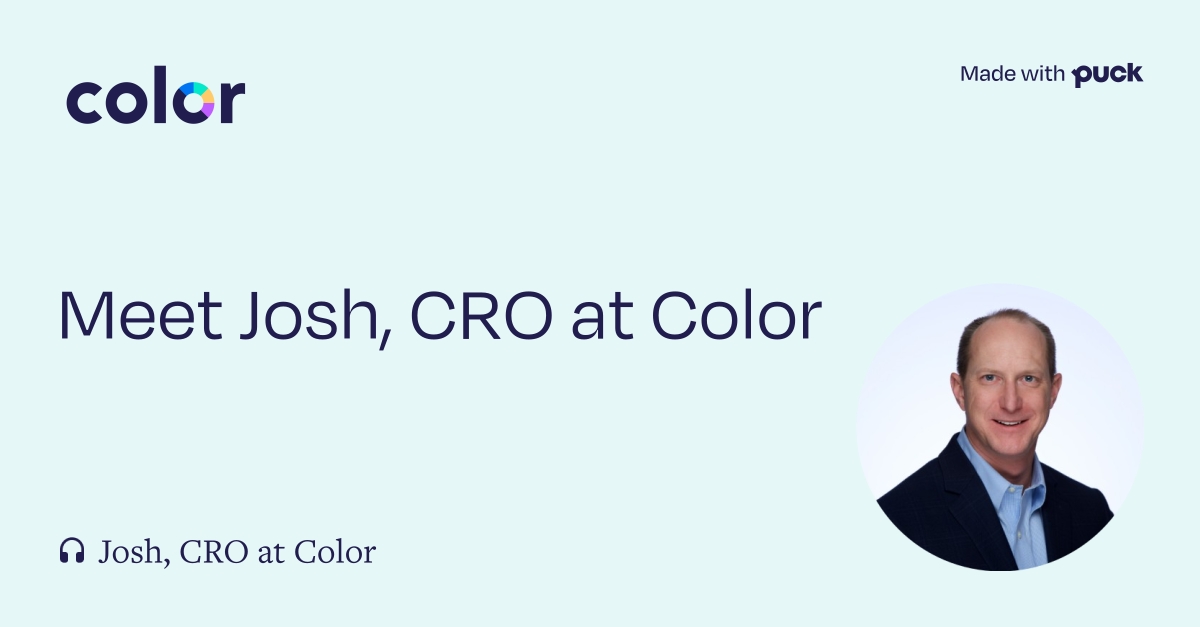 Meet Josh, CRO at Color, Employer Branding