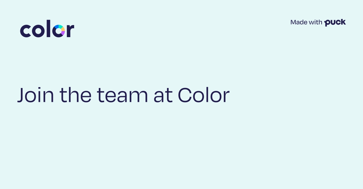 Color open jobs