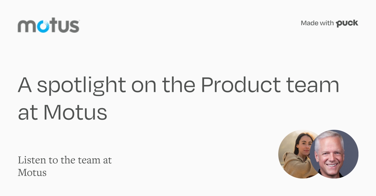 Meet Ryon, Chief Product Officer at Motus, Employer Branding