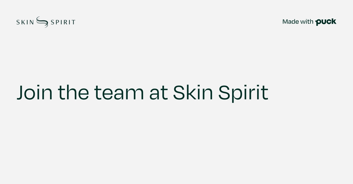 Skin Spirit open jobs